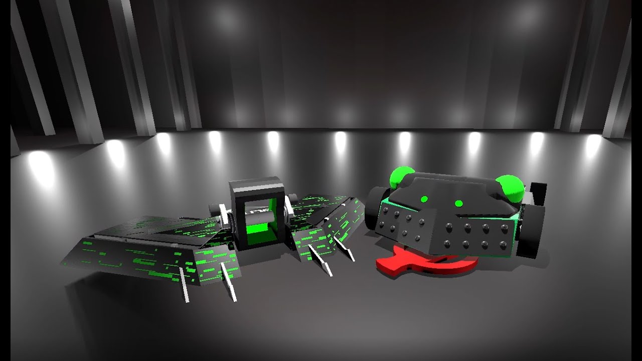 Robot Rumble 2.0: Glitch PLUS vs Ribbot PLUS [TEST FIGHT] - YouTube