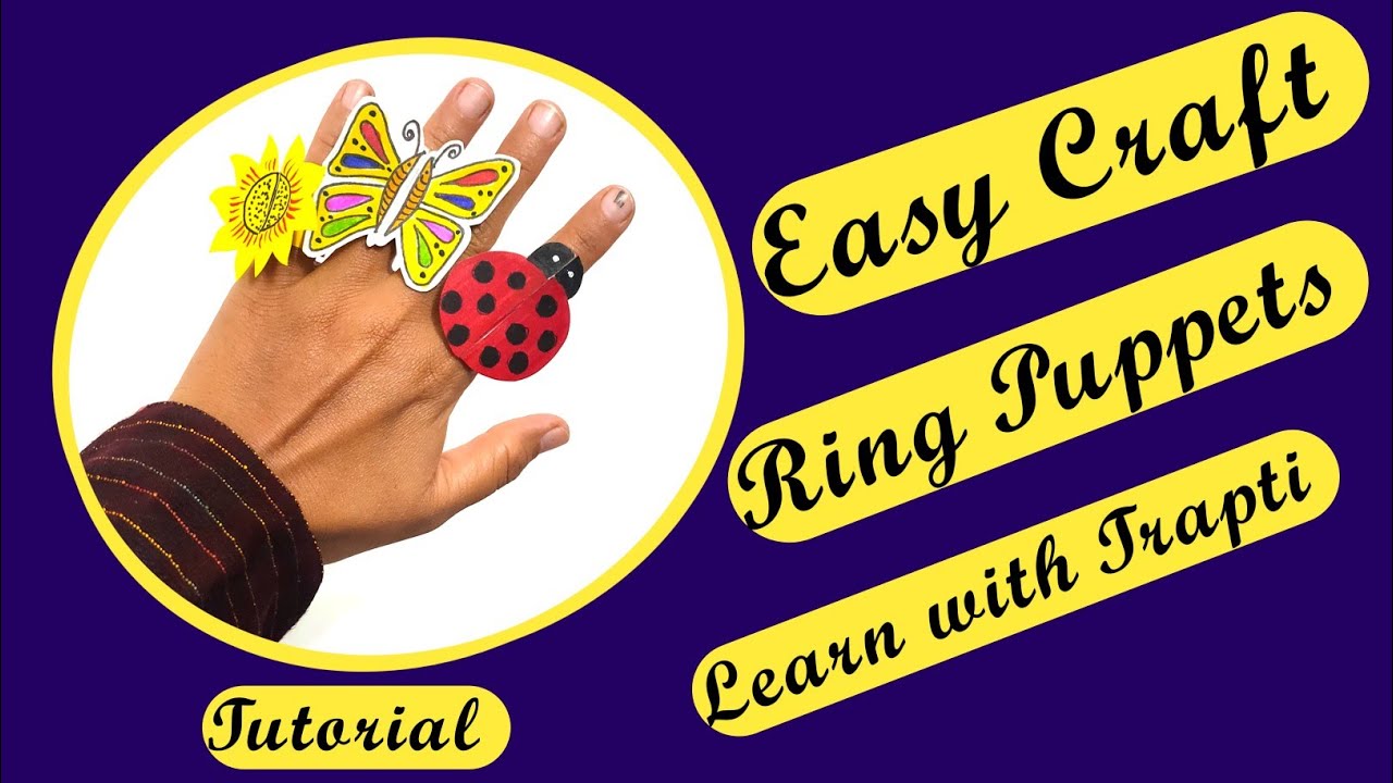Ring Puppets @LearnwithTrapti #puppets #papercraft #easycraft - YouTube