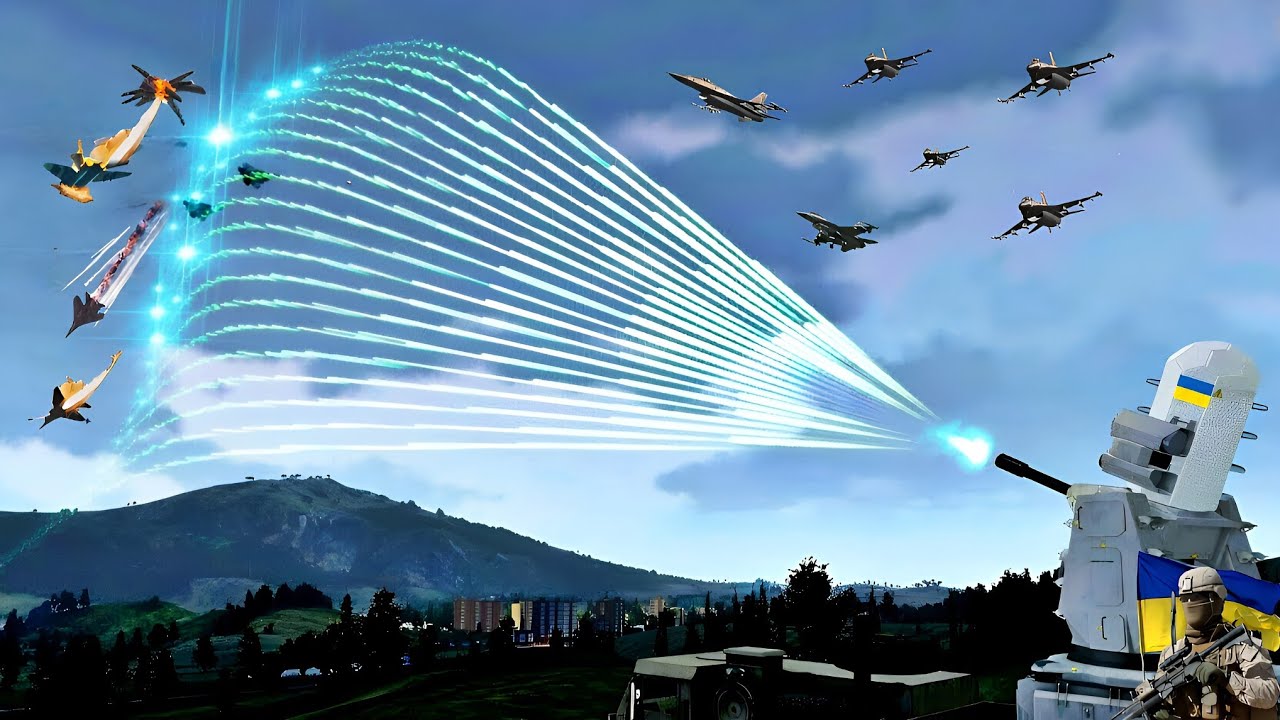 TODAY! Ukraine's C RAM Air Defense System Successfully Shoots Down 50 ...