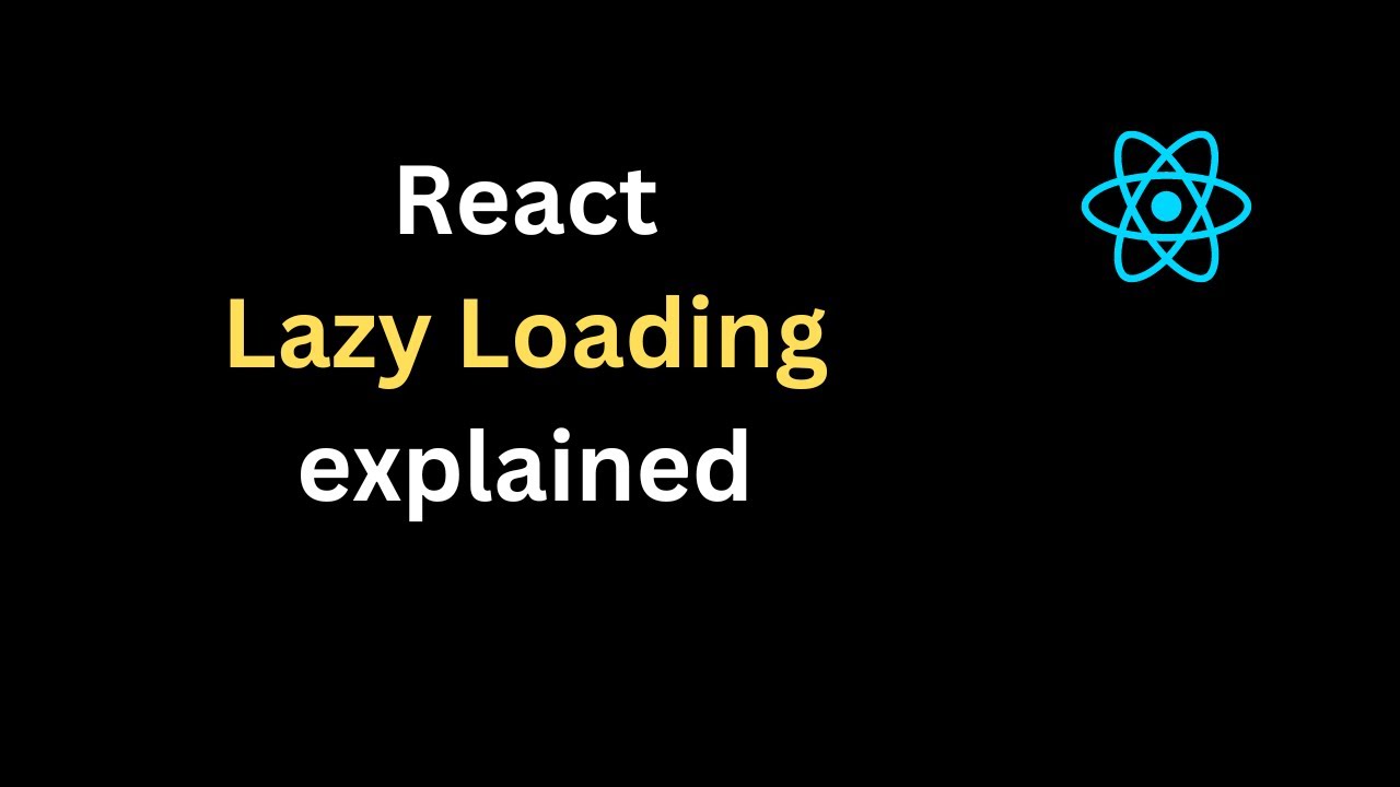 Uncover The Secret Of React Lazy Loadingtechtutorials Youtube 4423