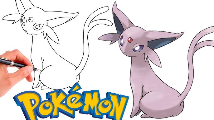 Como Desenhar Espeon How To Draw Espeon I Easy ( Step By Step )