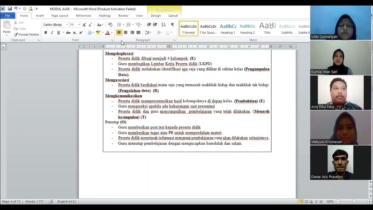 Prensentasi Modul Ajar dengan model UbD - YouTube