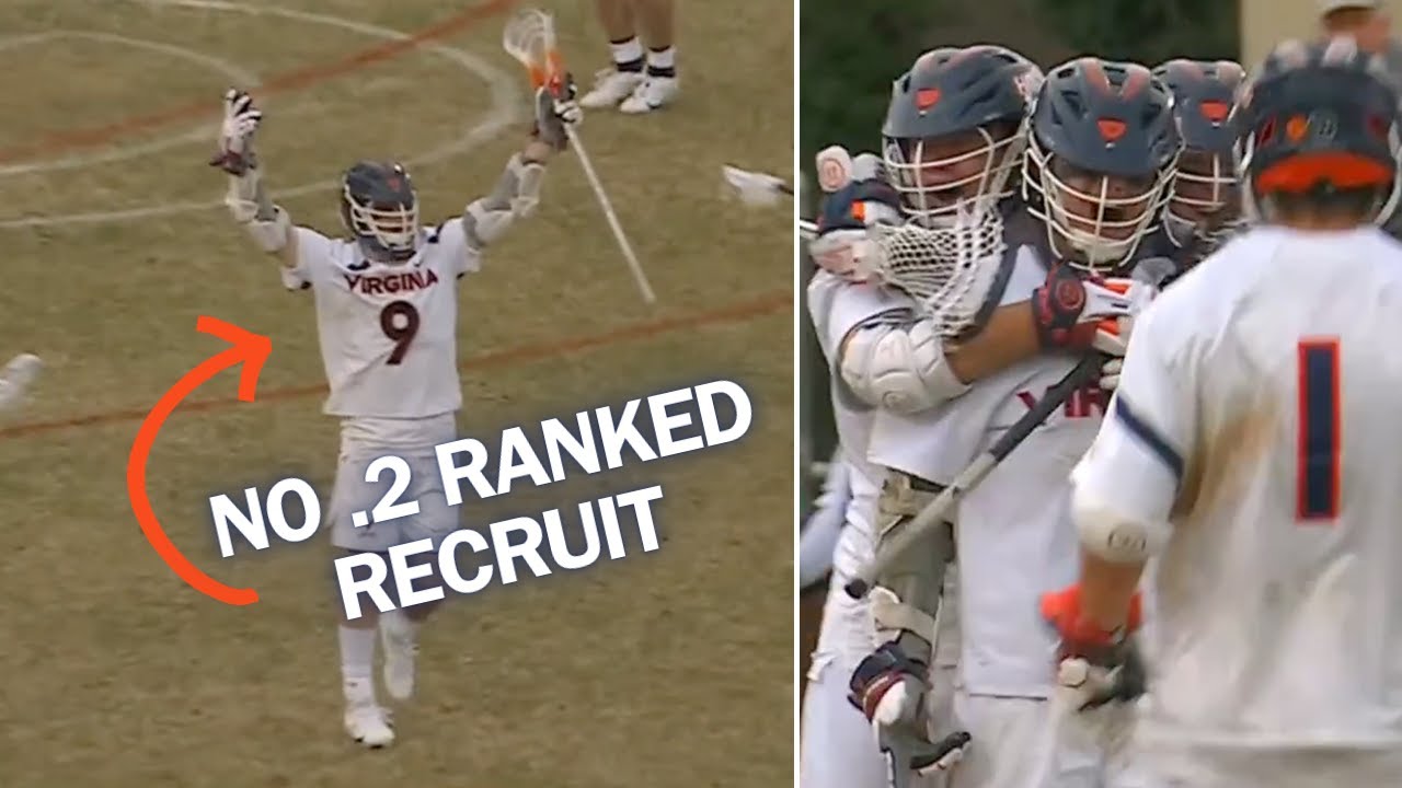 Lacrosse PRODIGY scores FIVE GOALS in first college game - YouTube