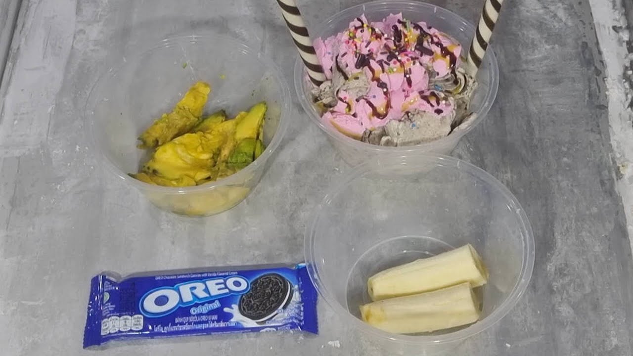 The Secret to Making Oreo Avocado Banana Ice Cream Rolls in Minutes ...