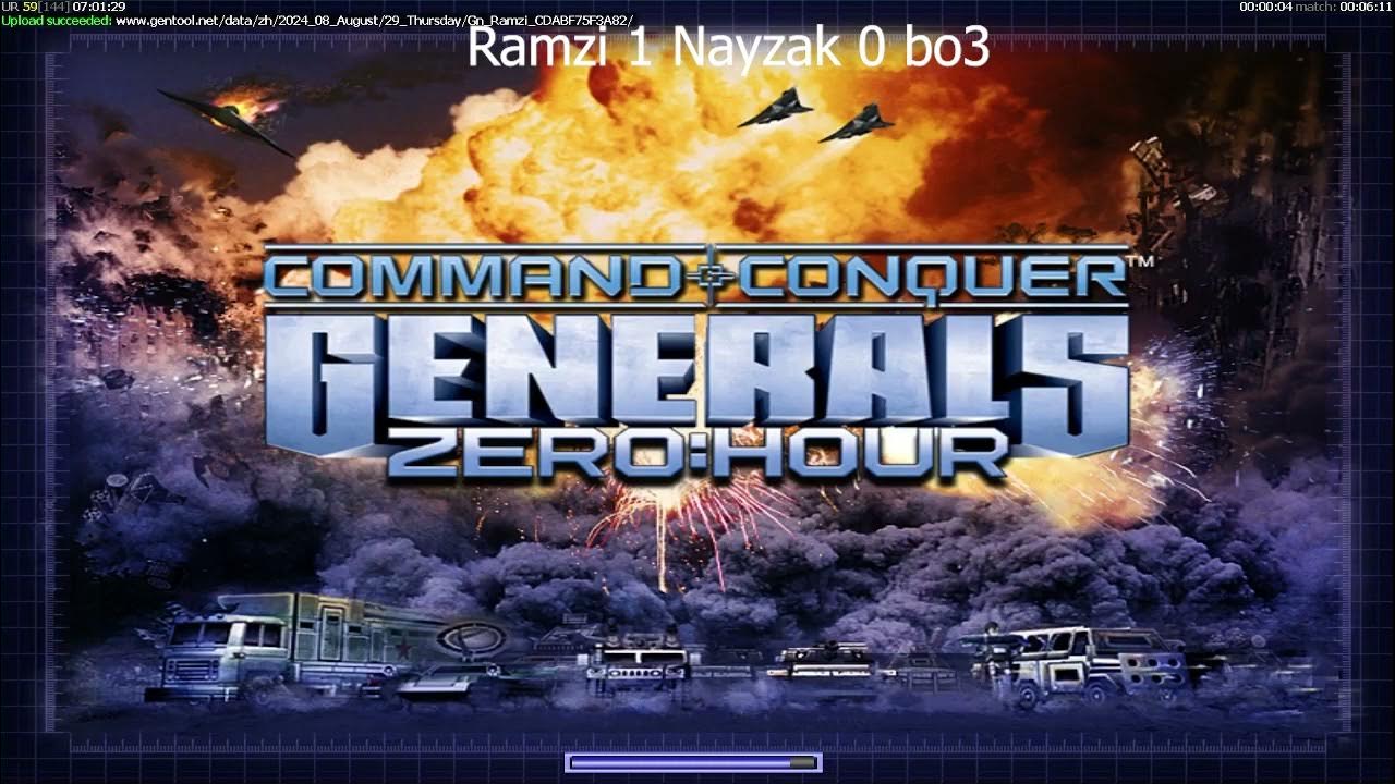 بطولة سيرفر نيزك دور ال 16 Gn_Ramzi VS Nayzak -- Command & Conquer: Generals – Zero Hour - YouTube