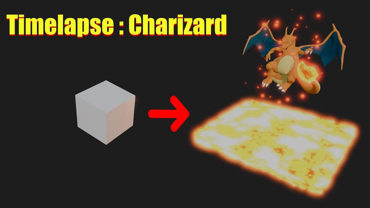 🔥🔥 Timelapse Charizard in 3D! | Sculpting, Modeling & Texturing 🎨🔥🔥 - YouTube