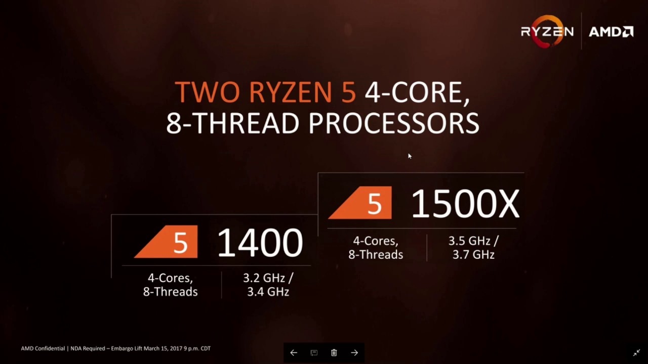 AMD Ryzen 5 Full Lineup Revealed - YouTube