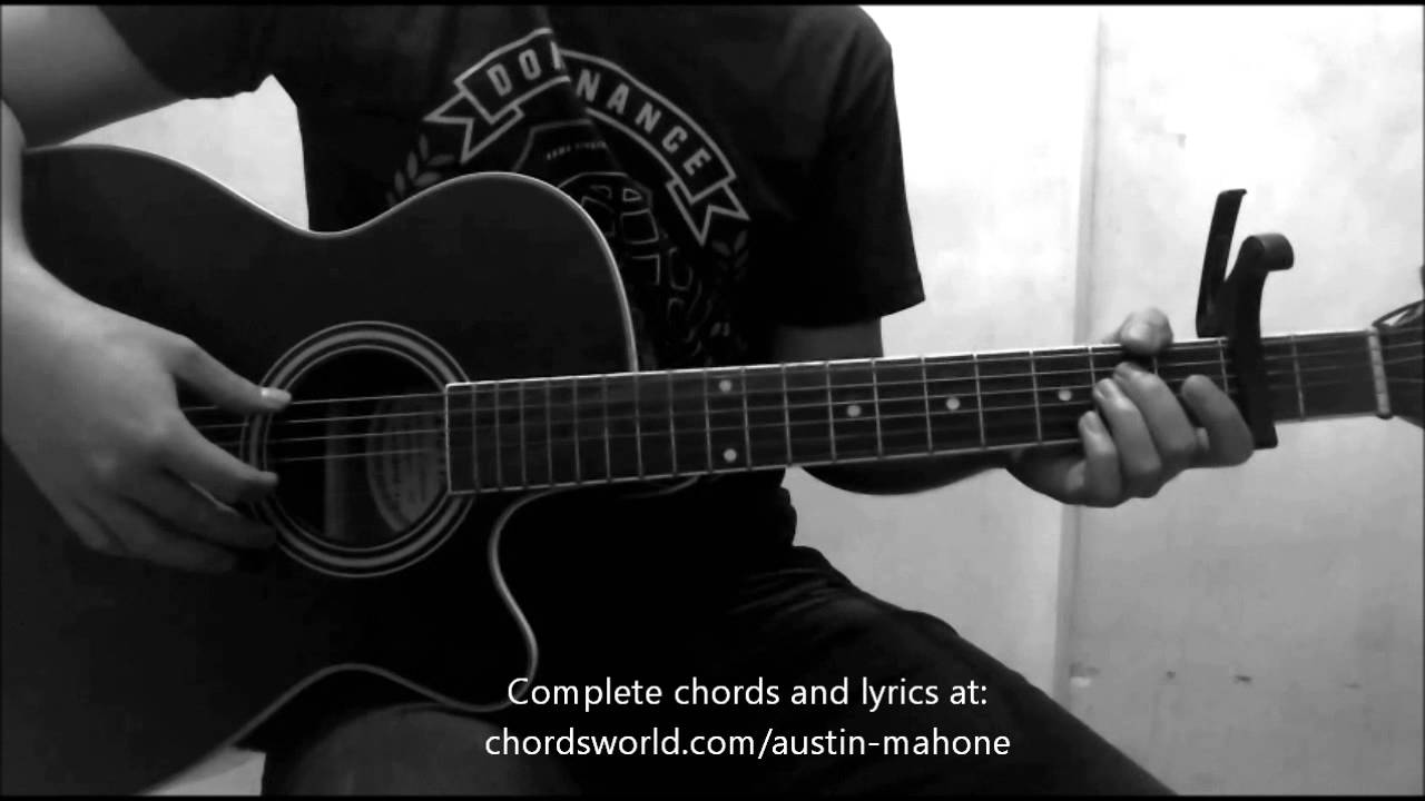 Mmm Yeah Chords by Austin Mahone - How To Play - chordsworld.com - YouTube