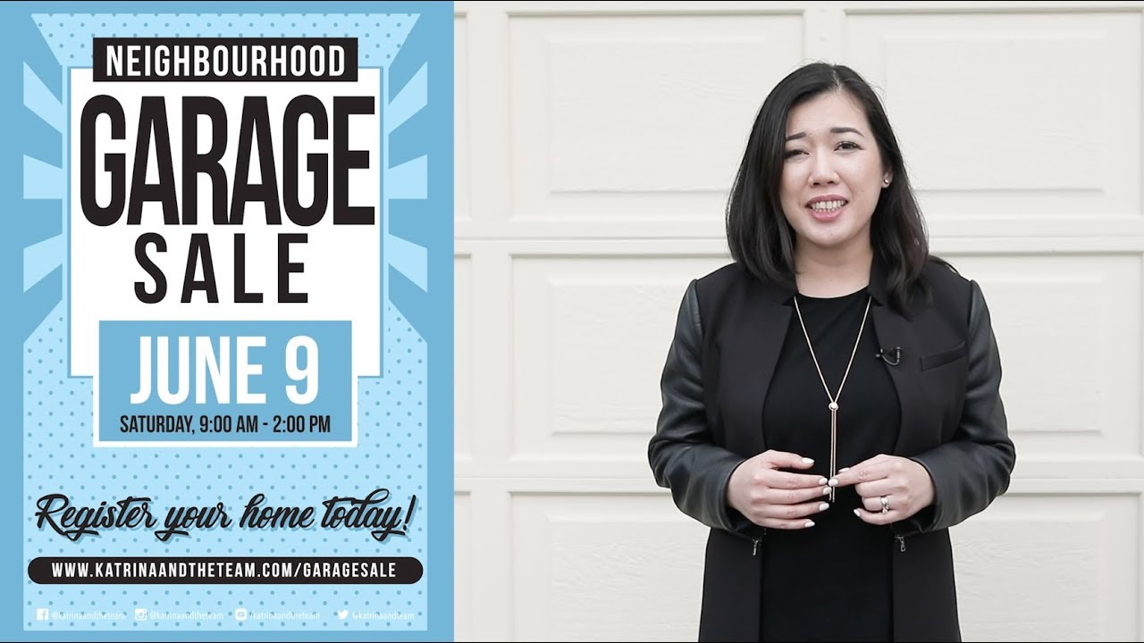 Katrina & The Teams 4th Annual Neighbourhood Garage Sale - YouTube