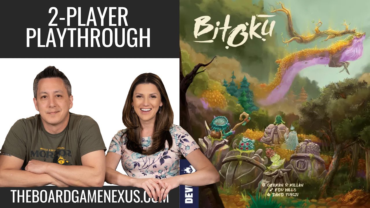 Bitoku Board Game Playthrough and Review - YouTube