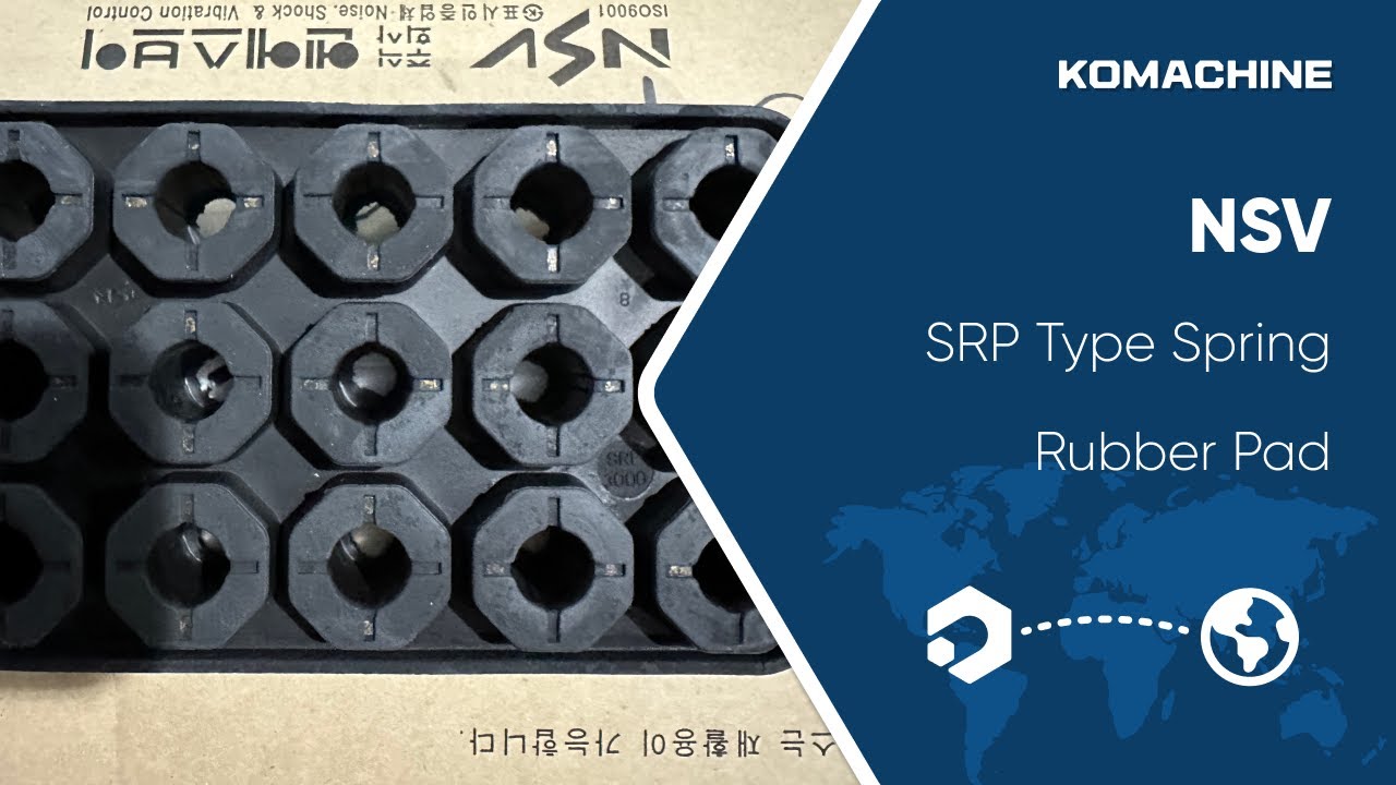 NSV / SRP Type Spring Rubber Pad (SRP-2000) / INV-03713 - YouTube