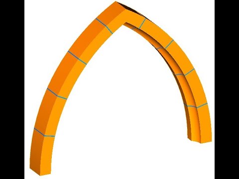 Steinschnitt im Maßwerk - Spitzbogen mit breiten Fugen - YouTube