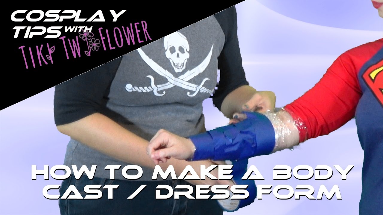 Making Body Casts/Forms for Costume Sizing - Cosplay Tips With Tiki ...