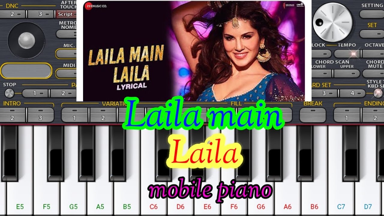 Laila main laila Mobile piano 🎹 tutorial. Notes ( Use headphone 🎧 ...