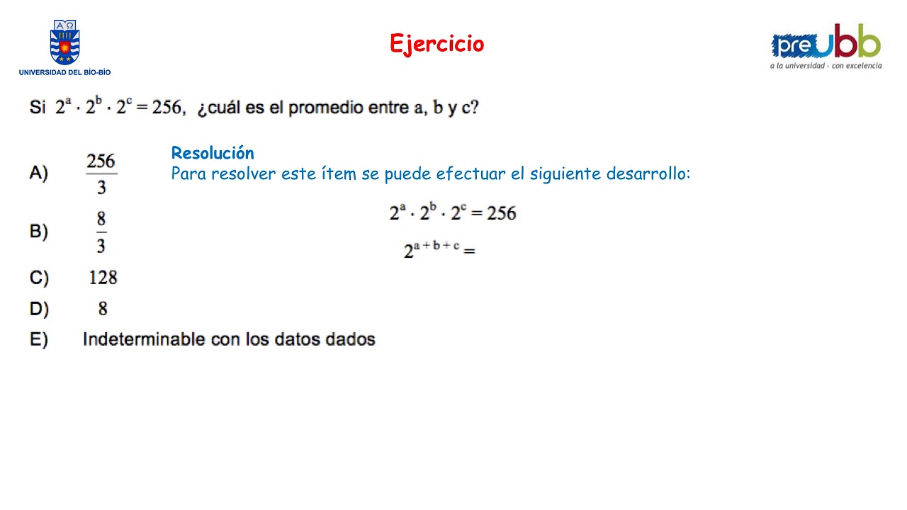 PreUBB. Ejercicio DEMRE. Potencias de Base Racional - YouTube