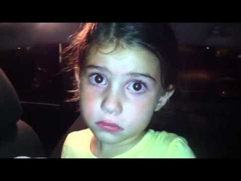 4 year old crying because she wanted to stay out longer - YouTube