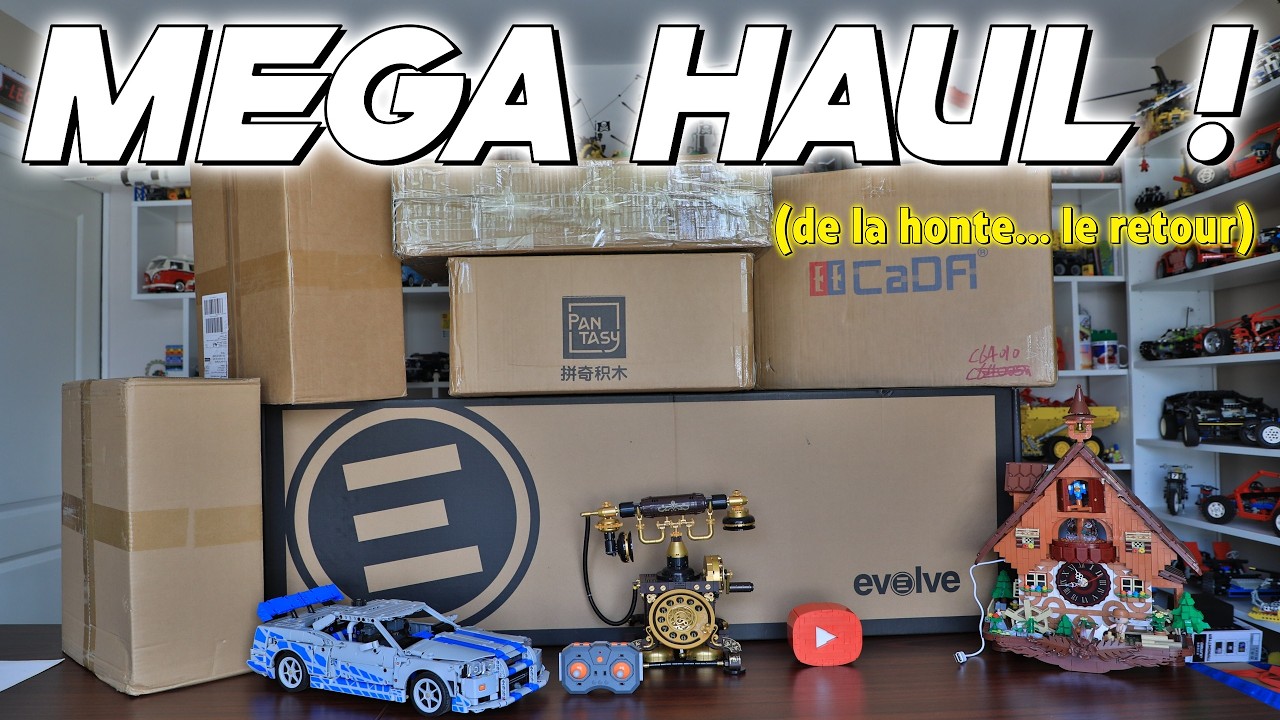 HAUL de la HONTE, le retour : un ENORME cadeau et un HAUL XXL #lego # ...