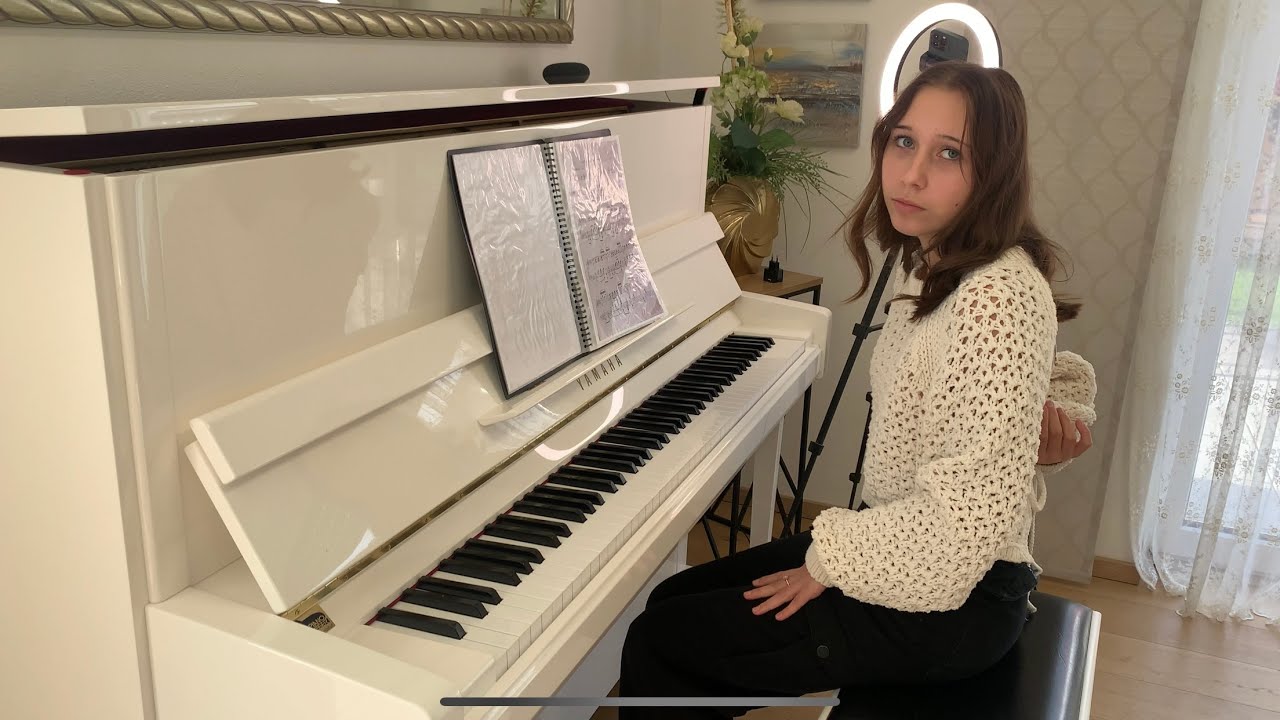 Palina Angelina Gerber Golden Hour - LVKE on piano - YouTube