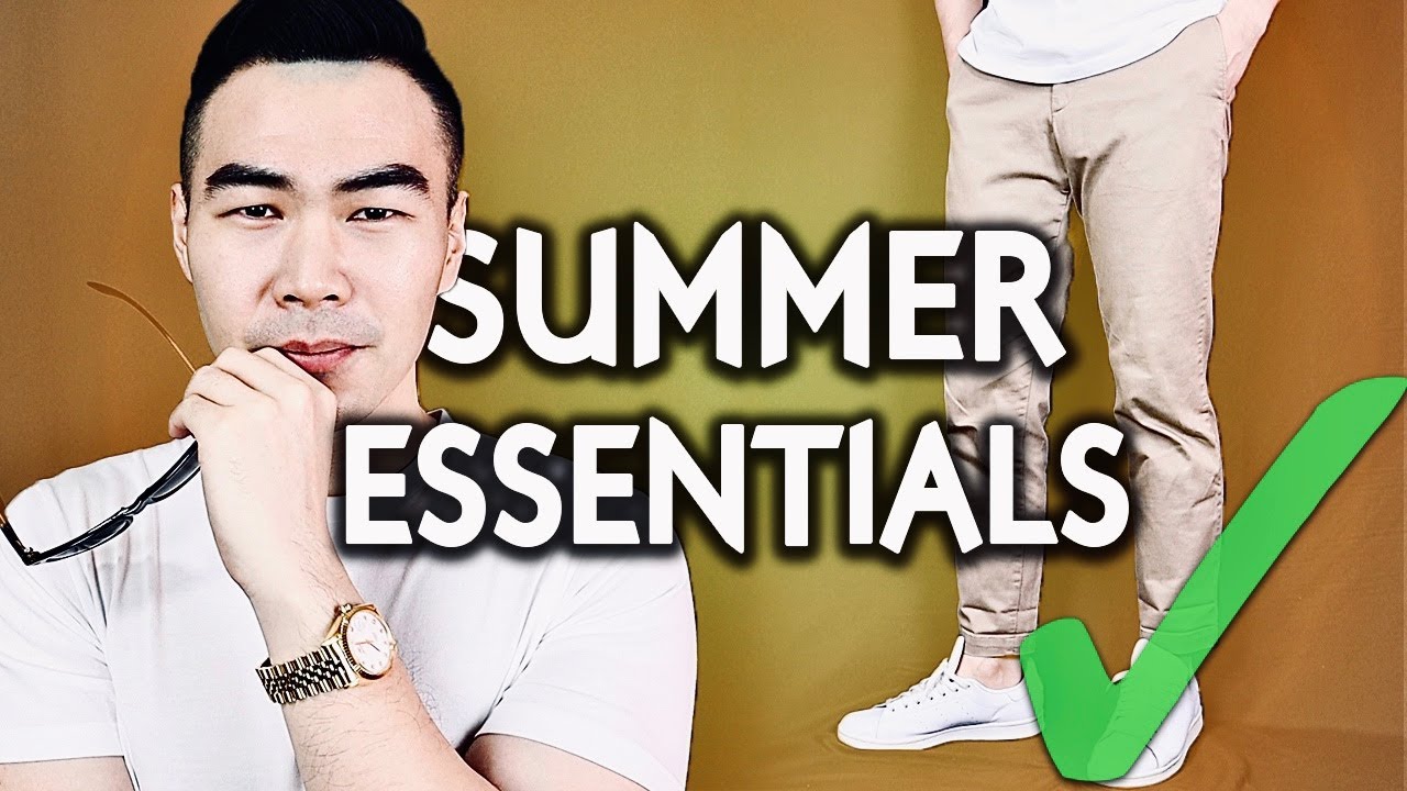 12 SUMMER ESSENTIALS For Men | How To Stay Cool and Look Stylish in ...