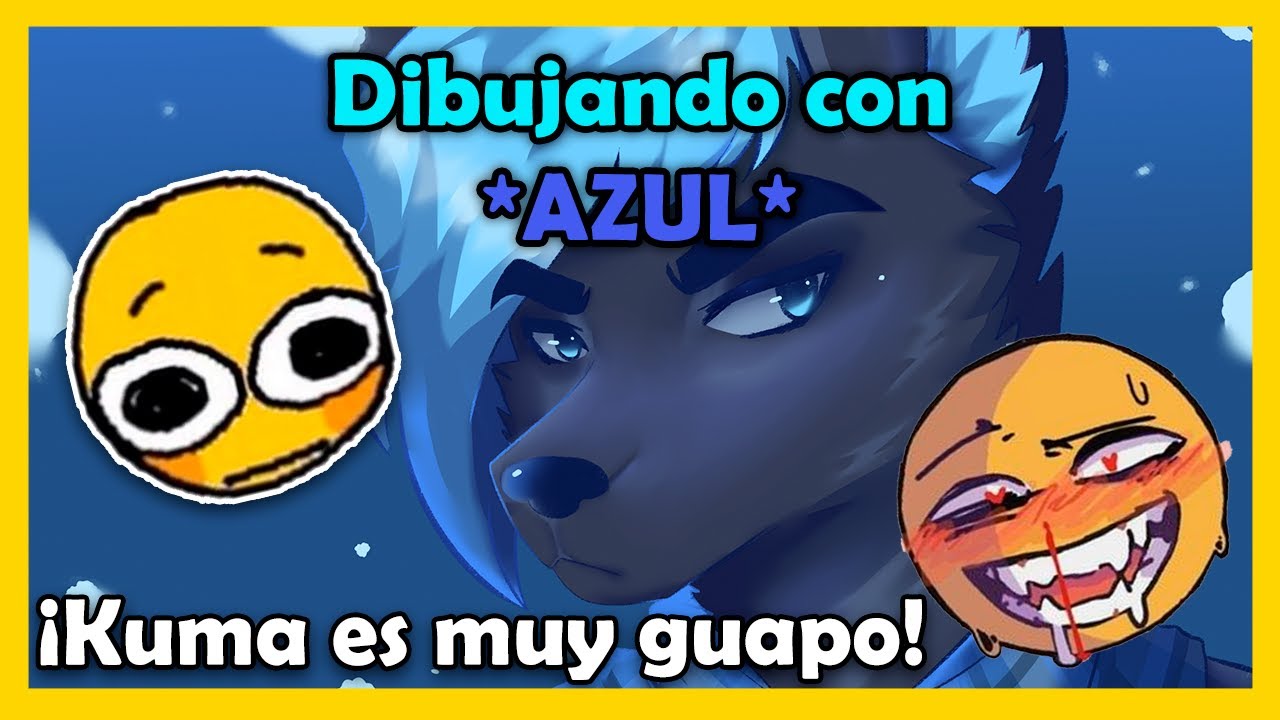 ¡DIBUJO un personaje DEL 2019! 💙VÍDEO AZULITO💙 | Speedpaint - YouTube