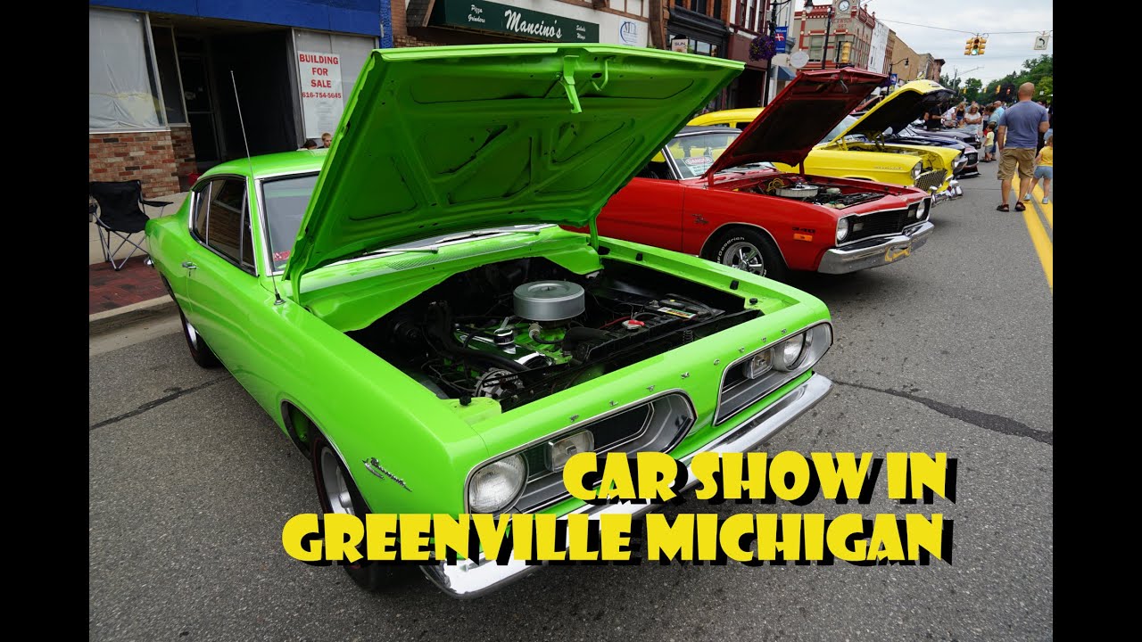 CAR SHOW IN GREENVILLE MICHIGAN 7/19/2025 - YouTube