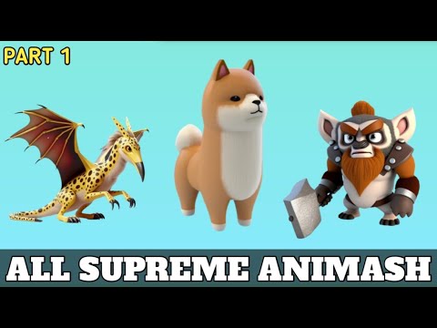 ANIMASH - ALL SUPREME & DIVINE ANIMALS IN NEW PATH (PART 1) - YouTube