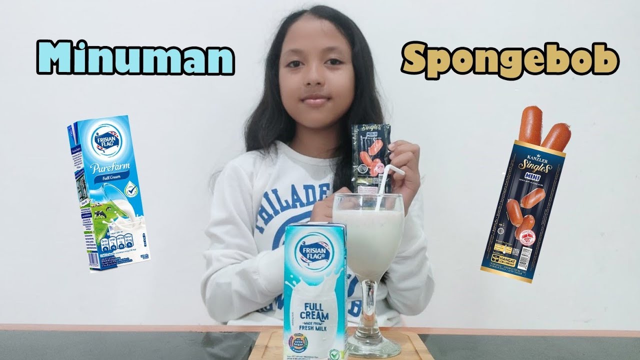 Membuat Minuman Spongebob ️ - YouTube