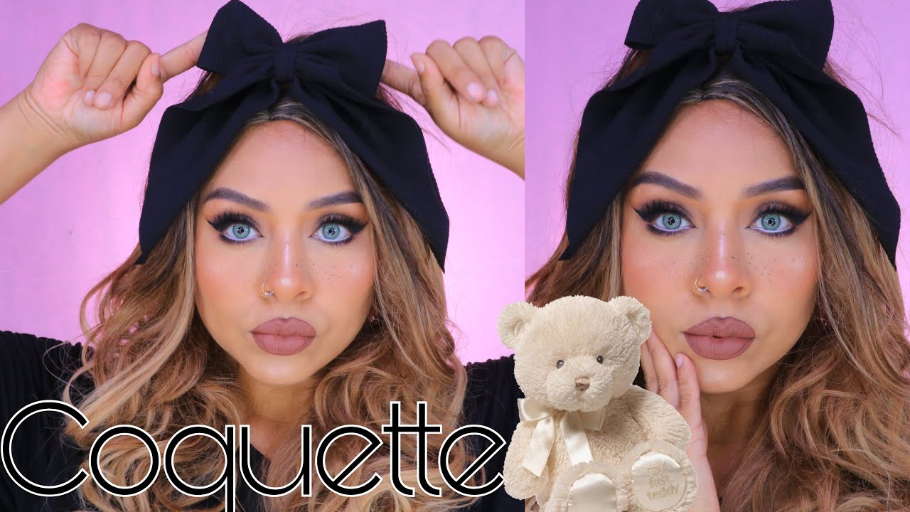 COQUETTE DARK…. MAKEUP LOOK - YouTube