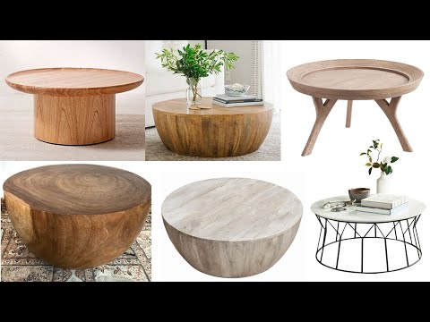 Round Coffee Table Home Ideas DIY Designs