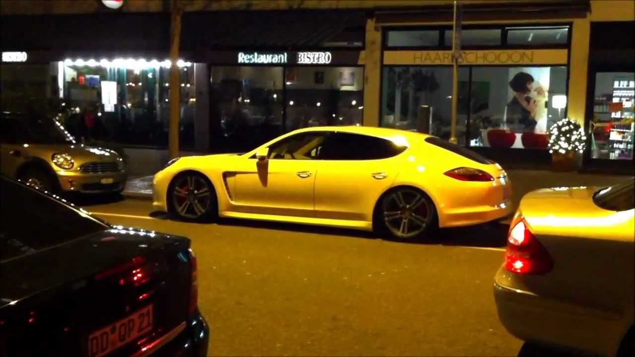 Porsche Panamera with lowered Suspension / Tiefergelegt - YouTube
