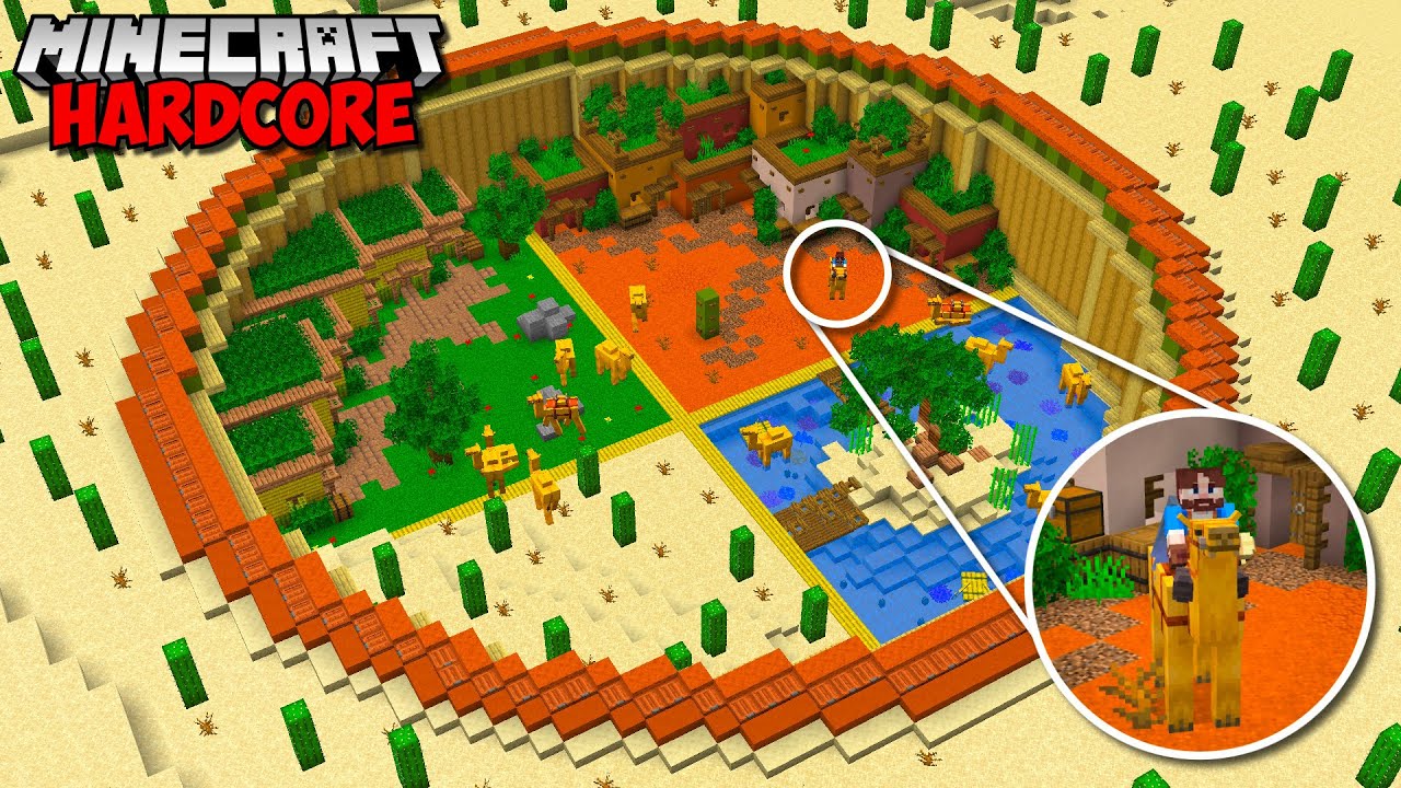 I Built A Camel Sanctuary In Minecraft 1.20 Hardcore - YouTube