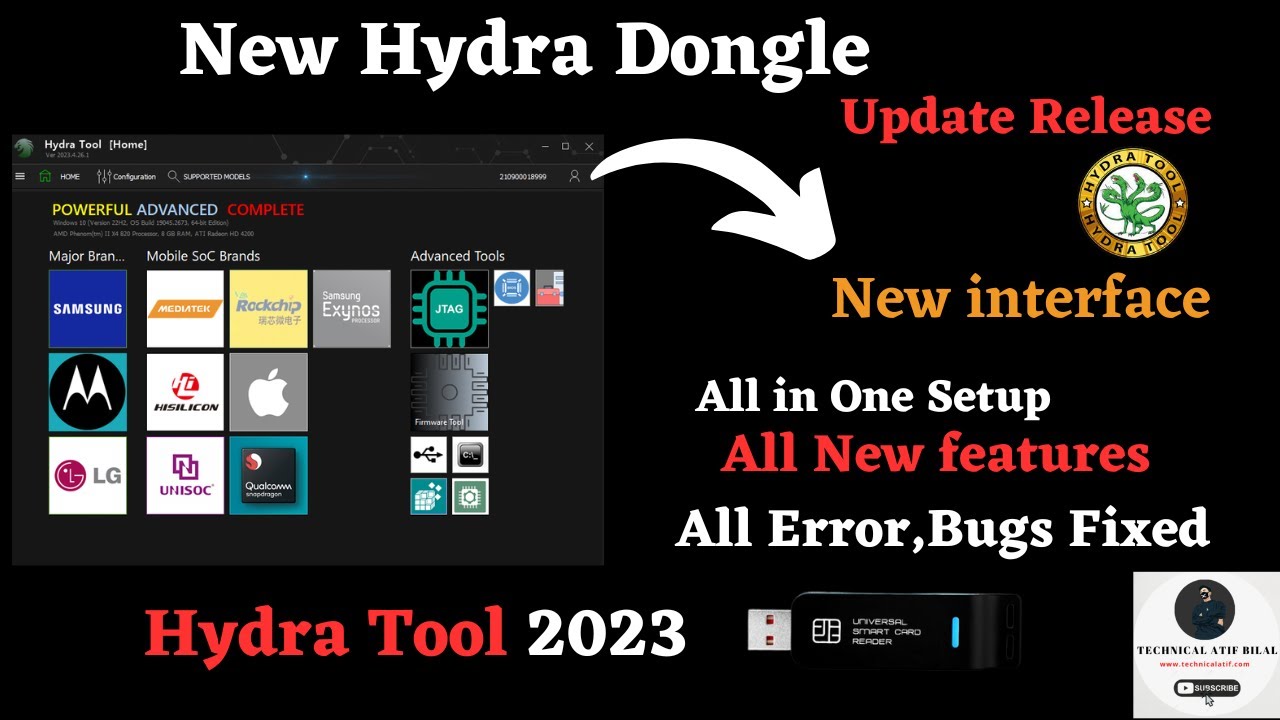 New Hydra Tool Update | New Interface With New Feature All in One | Fix ...
