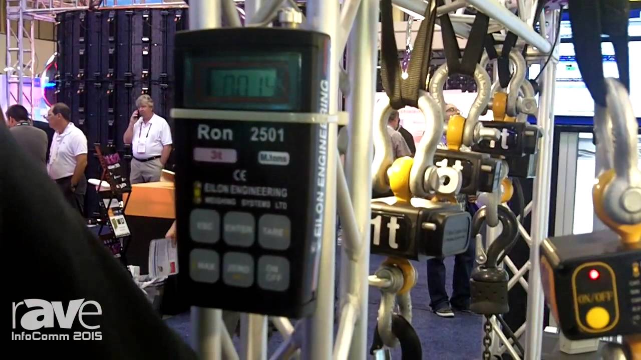 InfoComm 2015: Eilon Engineering Showcases Wireless Shackle Pin and Dynamic Load Cell - YouTube