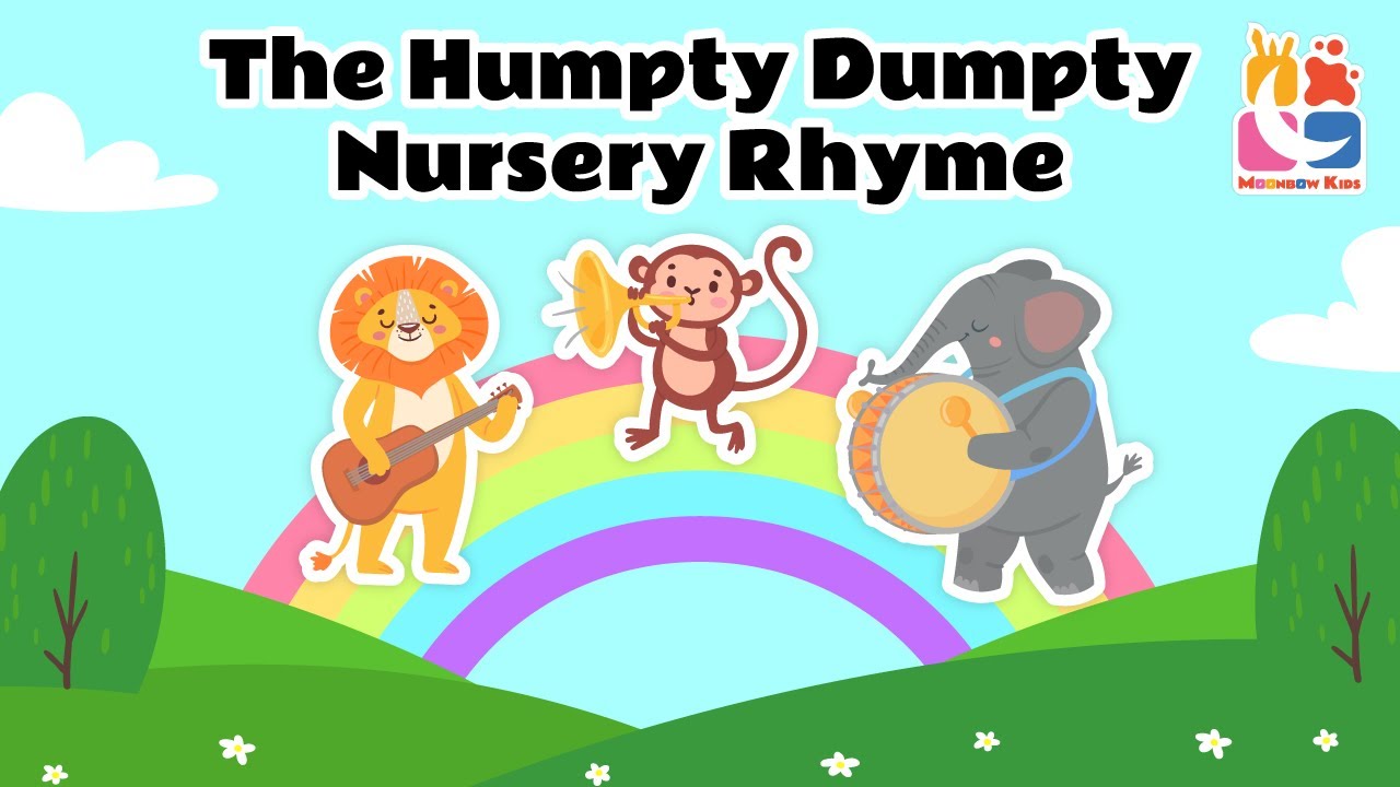 Humpty Dumpty Nursery Rhyme🎶Animal Band Sing-Along Song For Toddlers🎺 ...