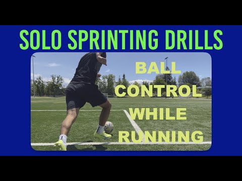 Be faster!! Solo sprint training! acceleration drills with ball - YouTube