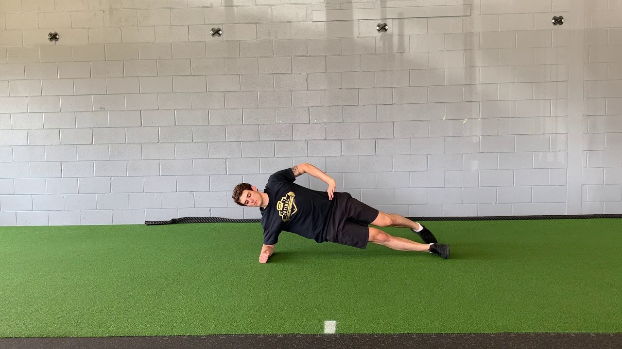 Side Plank Toe Taps - YouTube