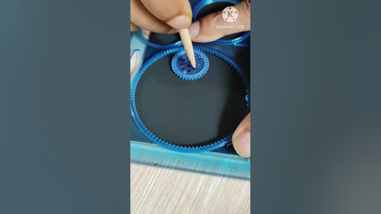 spirograph colourful design | spirograph scratch art #spirograph #scratchbook #shortvideo # ...