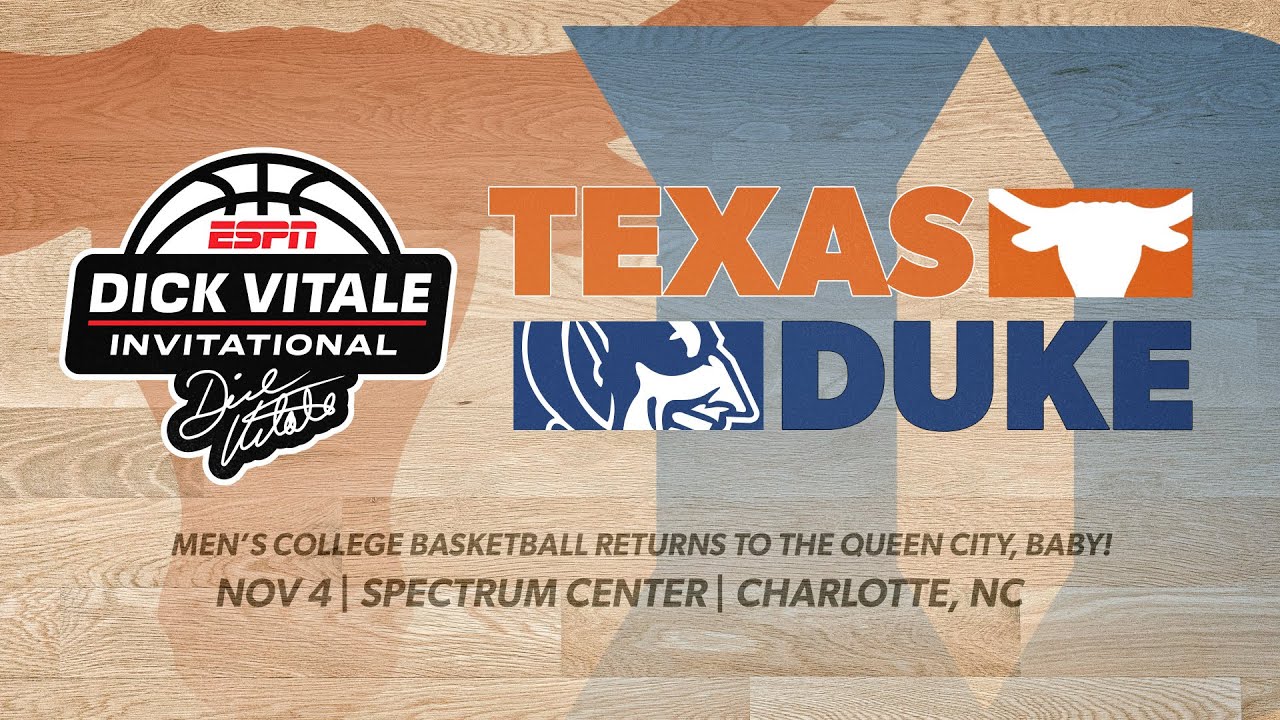Inaugural Dick Vitale Invitational - Texas vs Duke - YouTube