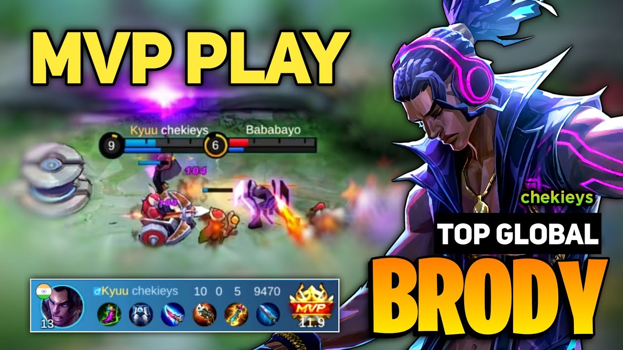 Brody Best Build 2023 [ Brody Top Global Gameplay ] By chekieys ...