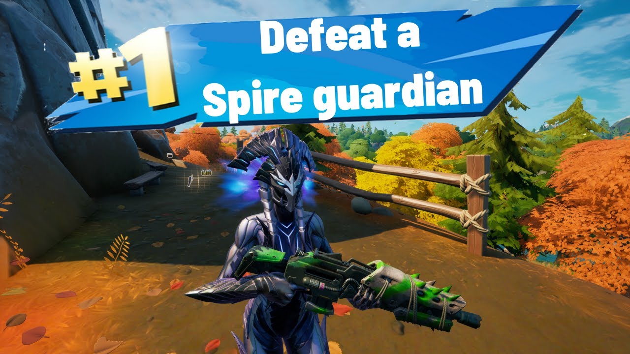 How to Defeat a Spire Guardian - Fortnite - YouTube