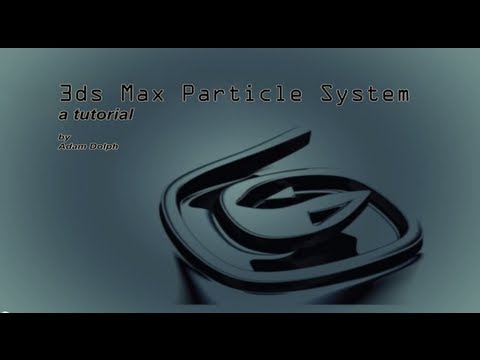 3DS Max Particle System Tutorial - YouTube