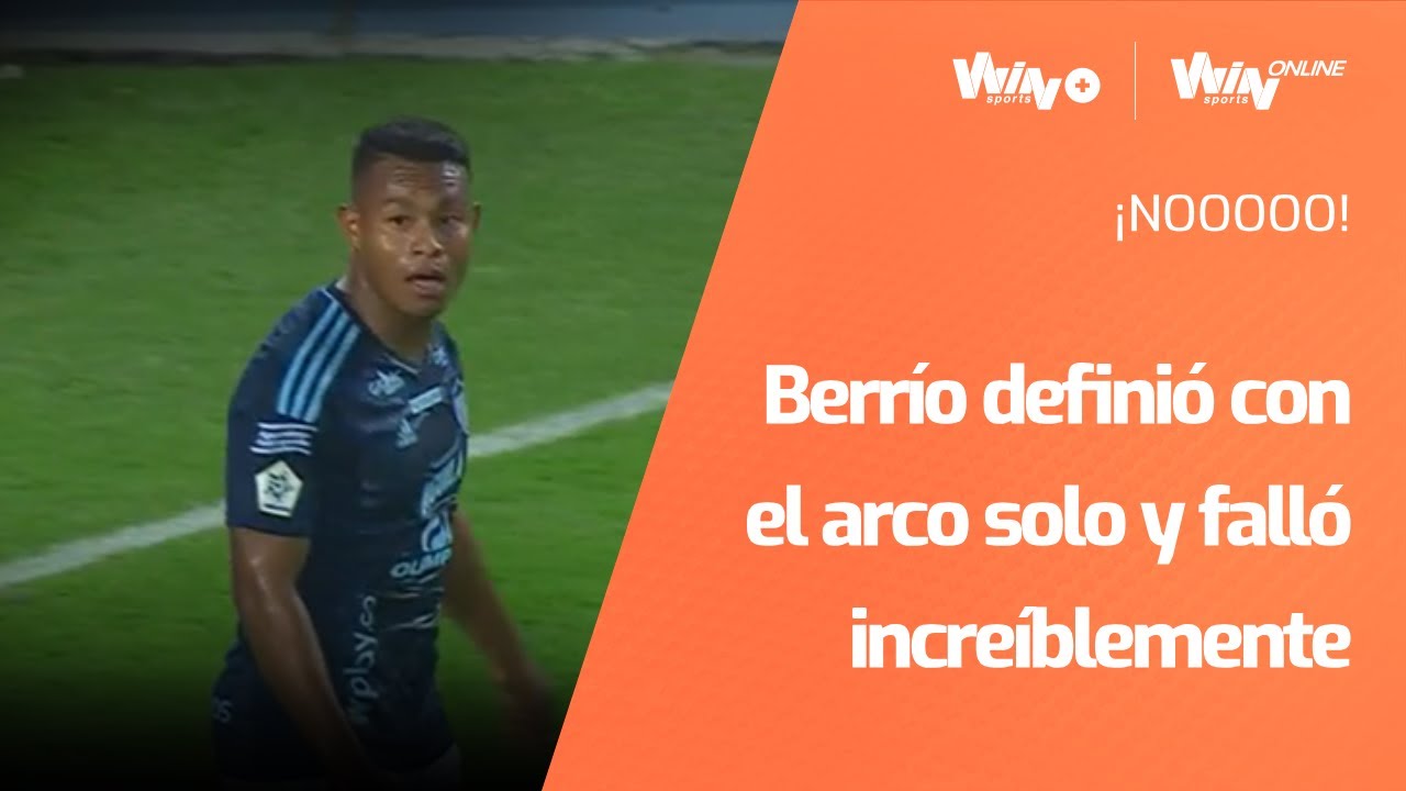 ¡QUÉ TE COMISTE LEIDER BERRÍO! El jugador de Junior falló con el arco ...