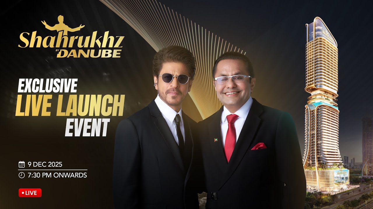 Shahrukhz By Danube | Exclusive LIVE Launch Event | 9 Dec 2025 | 07:30 ...