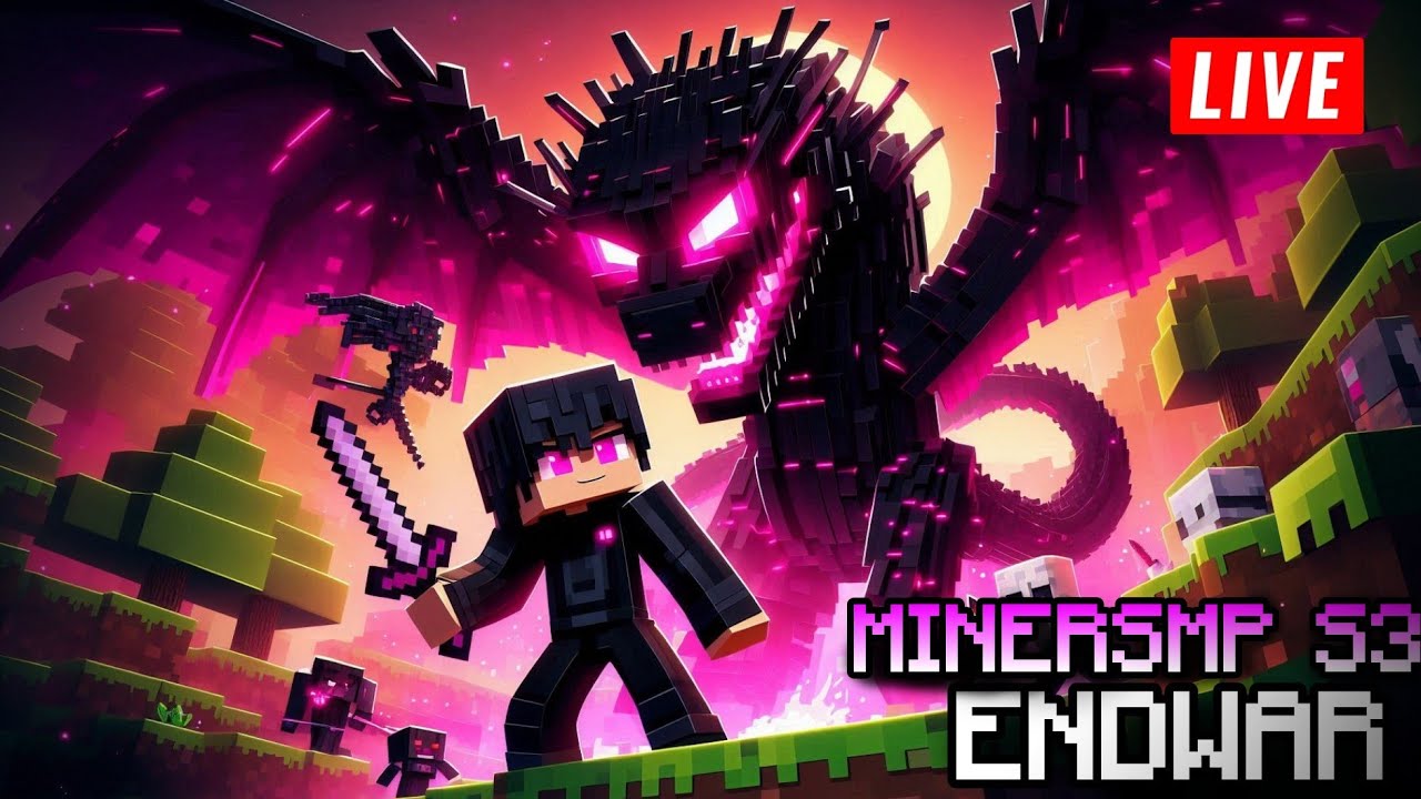 Can You SURVIVE 🔴 Minecraft ENDWAR LIVE 😈 #shorts #live #axminer1m ...