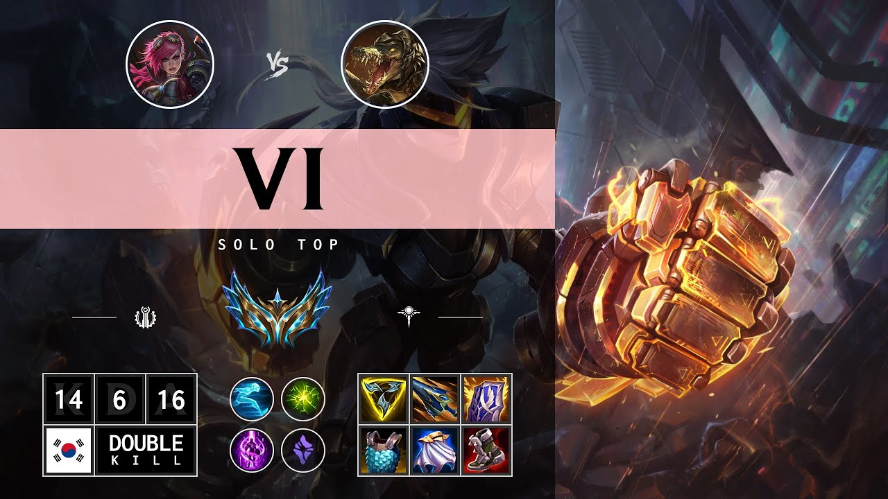 Vi Top vs Renekton - KR Challenger Patch 14.14 - YouTube