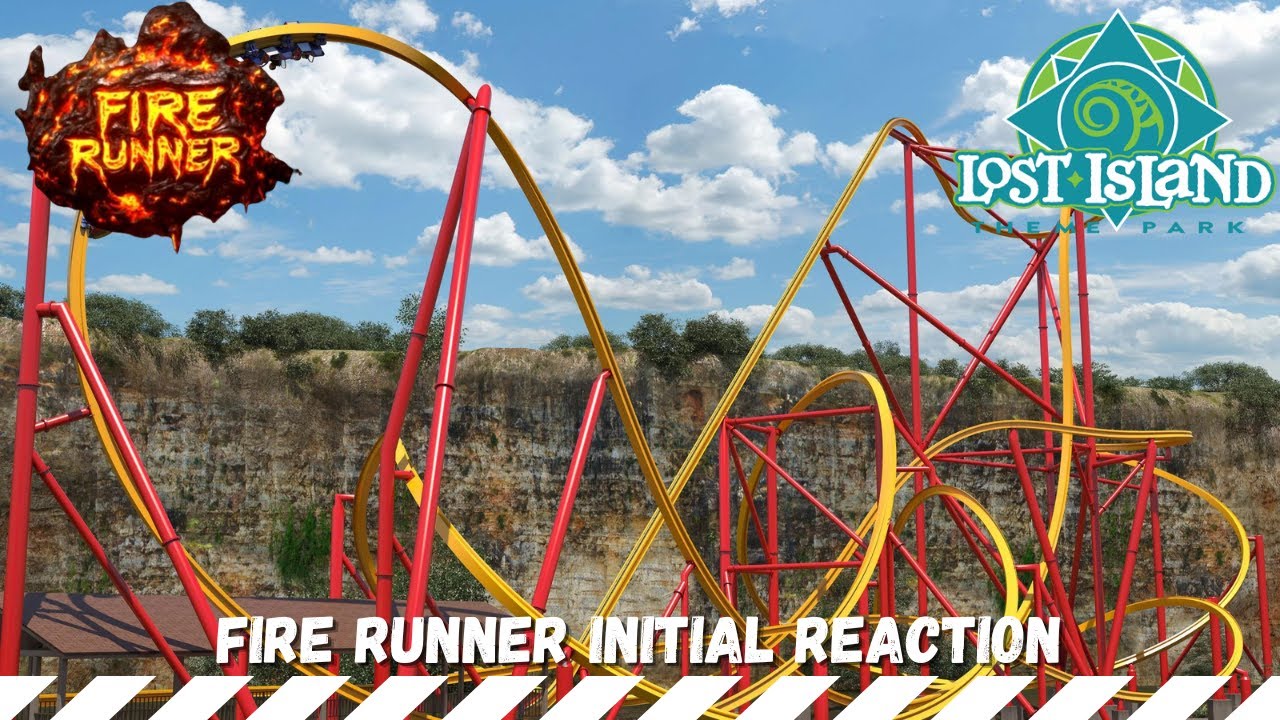 Fire Runner - Lost Island -New For 2025 RMC Raptor Reaction - YouTube
