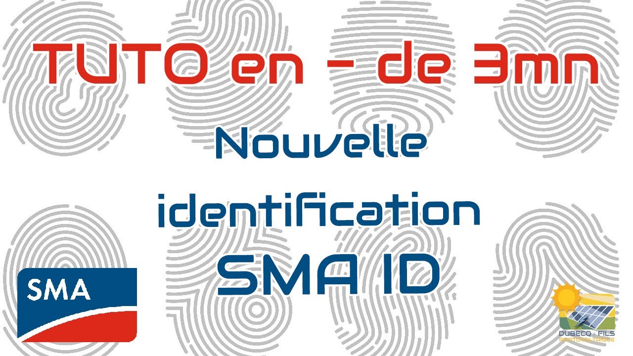 Tutoriel SMA : comment se connecter avec un nouvel ID ? - YouTube