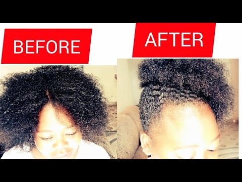 How to style natural hair using movit curl activator gel - YouTube