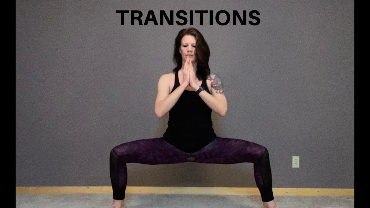 Transitions - Simple seated poses - YouTube