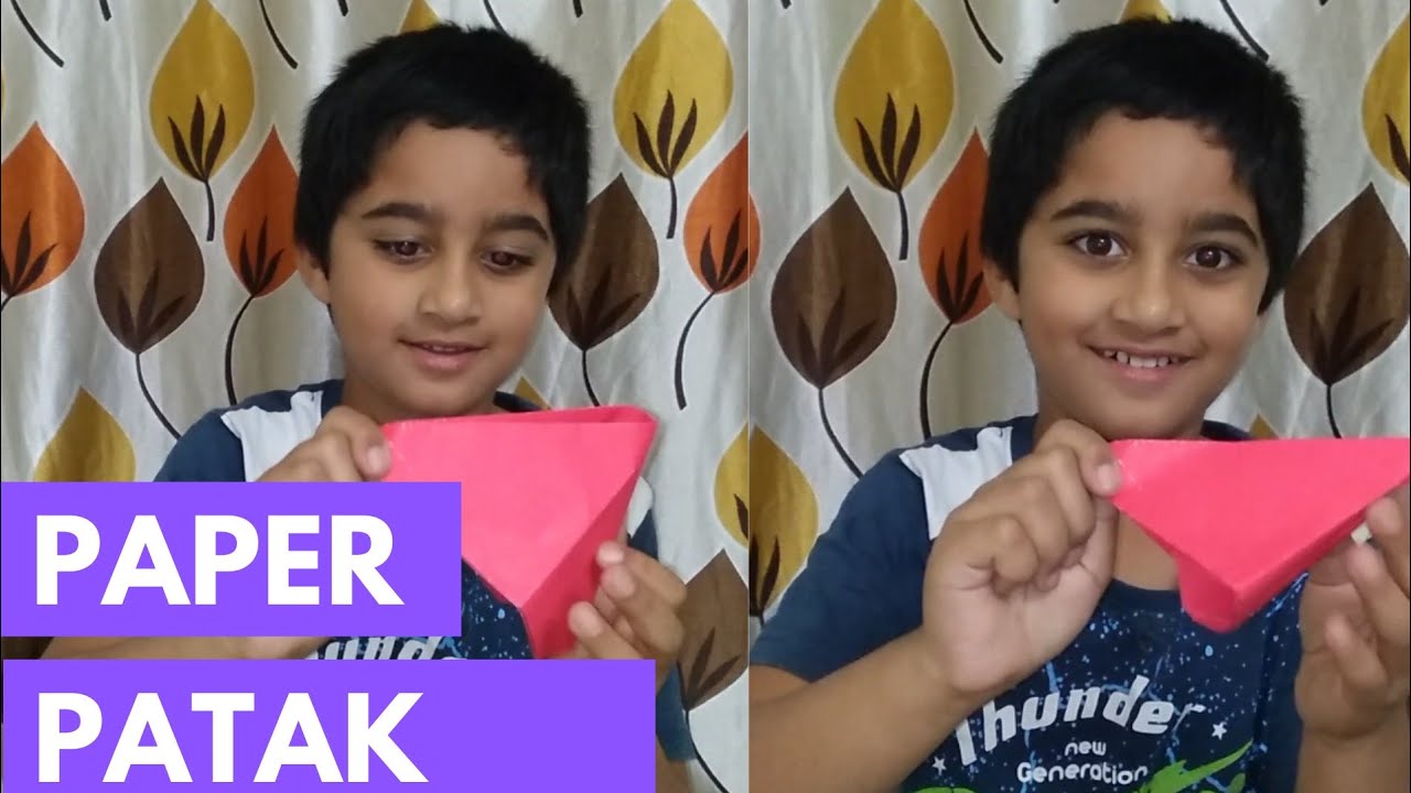 Paper Patak # Diwali craft idea for kids # - YouTube